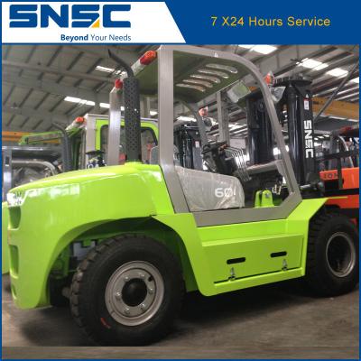 China 6 Ton Diesel Forklift with Automatic Transmission and Lift Height 5000mm Top Choice for sale