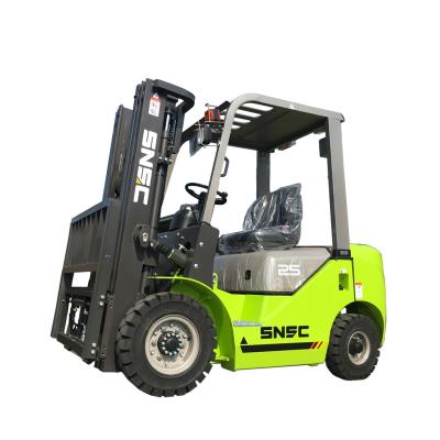 China Side Shifter 2.5ton Diesel Caretilla Autoelevadora Diesel Engie Forklift Easy Maneuverability for sale