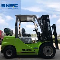 China Nissan Engine 3.5t Gas Forklift with Pneumatic or Solid Tires 2825*1230*2170 mm for sale