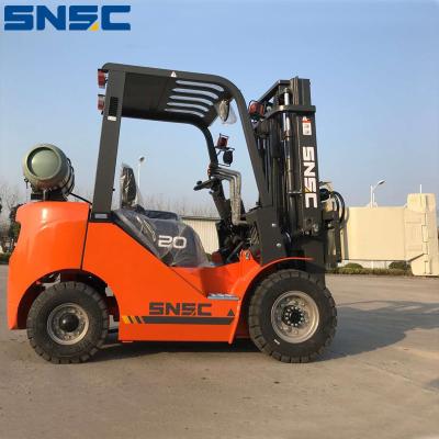 China Water Proof Overhead Guard FL20 LPG Gasoline 2 Ton Forklift Truck with Nissan K25 Engine for sale