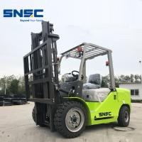 China Mauritania Snsc 4 ton Diesel Forklift with Lift Height 5000mm and 3 Way Wider Back Mirror for sale