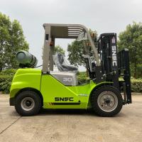 China 1T-5T Load Capacity Lpg Forklift Truck With 6/12 Degree Mast Tilt Angle for sale