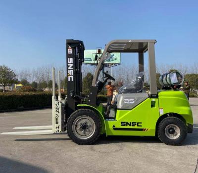China 3.5ton FL35 Snsc Single Double Forks Forklift Lift Height 3000-5000mm for Heavy Loads for sale