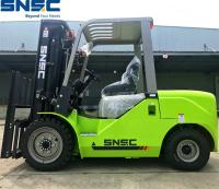 China Fd40 Isuzu 4ton Standard Diesel Forklift with Engine and 5100kg Load Capacity for sale