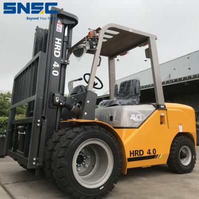 China Customizable 4 ton diesel forklift with LPG or Diesel Power and 3000mm to 6000mm Lift Height for sale