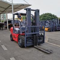 China Xinchai/Japan Engine Forklift 2.5 3 4 5 6 7 10 Ton Fork Lifter Truck with 3 Stage Mast for sale