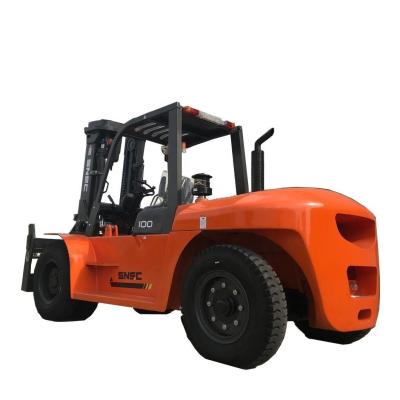 China 15 Ton Diesel Forklift Fd100 with Rain-Proof Overhead Guard and Durable Diesel Engine for sale