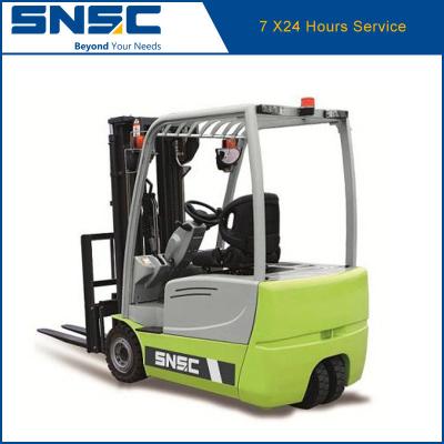 China Automatic Transmission 1.6 Ton Three Wheel Electric Forklift with Luxury Suspension Seat for sale