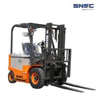 China 2.5 Ton Electric Forklift Lift Height 3000-5000mm LED Lights for Material Transport for sale