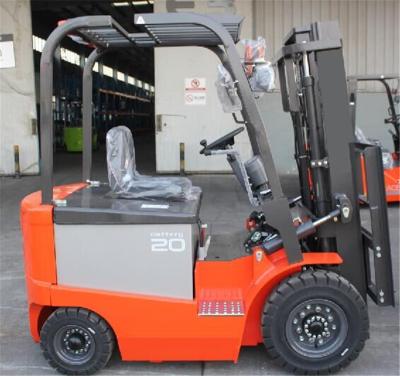 China Condition 2tons Electric Forklift LxWxH 2310x1150x2150mm with USA Curtis Controller for sale