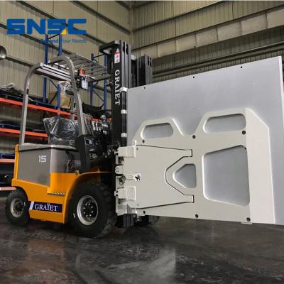 China AC Motor 1.5t Electric Chariot Elevateur with Intelligent Charger and Carton Clamp for sale