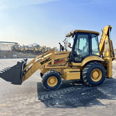 China SNSC 2500kg Wheel Backhoe Loader with Hammer and Extendable Arm 5920x2250x2770mm Dimension for sale