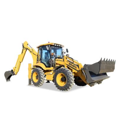 China 6050 x 2465 x 3100mm 4x4 2.5 Ton Retroexcavadora Backhoe Loader Retro Escavadeira for sale