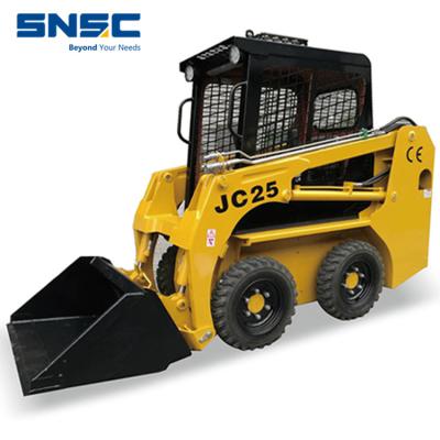 China Moving Type Wheel Loader 25hp 300kg JC25 Skid Steer Loader with EPA Pekins Engine for sale