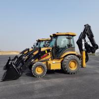China 2.5 Ton Wheel Type Excavator Backhoe Loader Design with 2740mm Bucket Dumping Height for sale