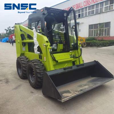 China 60HP Diesel Power JC45 Skid Steer Loader with 700kg Capacity and Wheel Loader Moving Type for sale