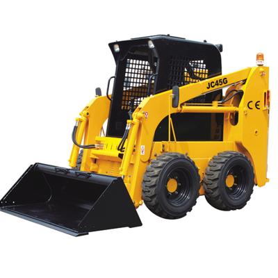 China 37kw Diesel Power JC45 Skid Steer Loader with Hydraulic Joystick and Pneumatic Tire for sale