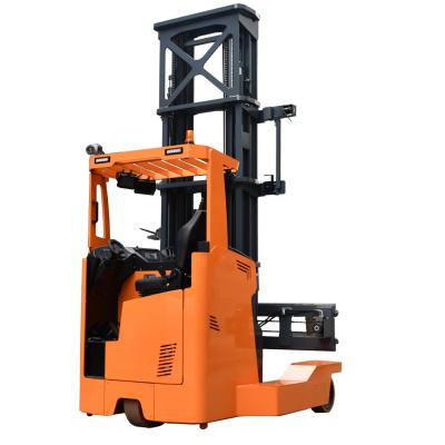 China Carretilla Retractil Electrica 1.5 Ton 2 Ton Electric Reach Truck Caminhao Retratil for sale