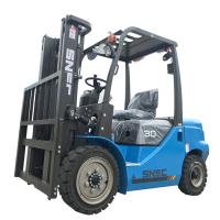 China 3.5t Diesel Forklift with 1225mm Width and 1 Year Warranty for sale
