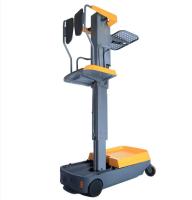 China 118 Inch High Lift Mini Electric Lion Battery Order Picker For Warehouse for sale
