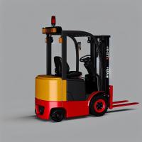 China 140mm Ground Clearance Electric Forklift with Optional Side Shifter in Yellow/Red Color for Smooth Material Handling for sale
