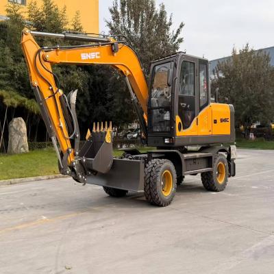 China 7.6 Ton Wheeled Hydraulic Excavator For Urban Construction And Road Engineering for sale