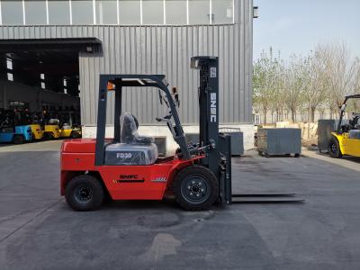 China 3 Ton Diesel Forklift Truck Heavy Duty 3000kg Load Capacity Smooth Hydraulic Lift for sale