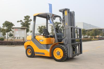 China 3000kg Diesel Forklift Industrial Forklift High Efficiency Fuel Saving Lift Height 3000mm for sale