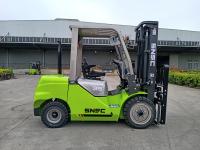 China 3 Ton Diesel Forklift Truck 3000kg Capacity Wide View Mast High Lifting Height 3000mm for sale