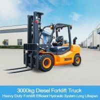 China 3000kg Diesel Forklift Truck Heavy Duty Forklift Efficient Hydraulic System Long Lifespan for sale