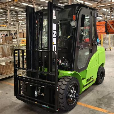 China 3.5 Ton Diesel Forklift with Reinforced Chassis and USA Curtis Controller for Heavy-Duty Operations for sale