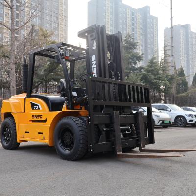 China Heavy Duty 7 Ton Diesel Forklift With Strong Lifting Capacity for sale