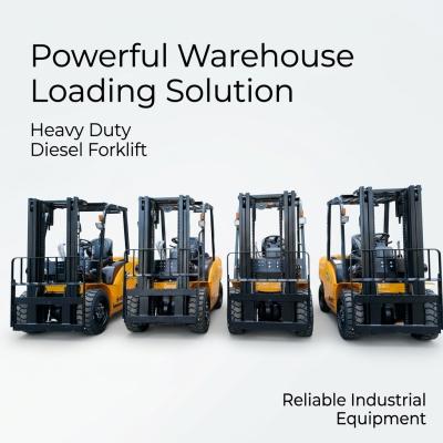 China 4 Ton Diesel Forklift For Large Warehouse Loading Tasks for sale