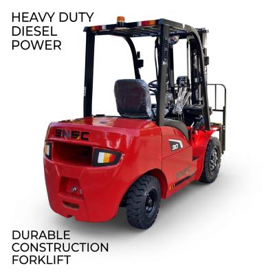 China Heavy Duty 3 Ton Diesel Forklift With Strong Engine Performance for sale