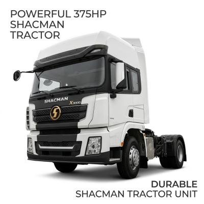 China Camion Shacman 375HP 6x4 6x2 Shacman 10 Wheels Tractor Truck Shacman Truck Price For Sale for sale