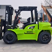 China 6000kg Industrial Diesel Powered Fork Lift Truck- Global Shipping for sale
