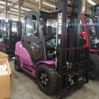 China 3 Ton LPG Gasoline Forklift with Japanese Engine and 4.5m Triplex Mast for sale