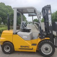 China SNSC 3.5 Ton Diesel Forklift Truck with Import Engine and LED Light for Heavy-Duty Industrial Use for sale