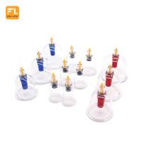 China 13pcs/Set Vacuum Cupping Cups Acupuncture Massage Cupping Jars Aspirating Treatment for sale