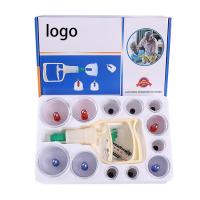 China 12PCS Plastic Hijama Cupping Set For Body Massage for sale