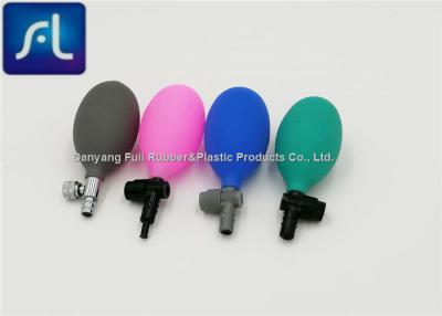 China Colorful  Clear Hand Squeeze Air Pump , Medical Grade PVC Inflation Bulb Replacement for sale