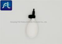 China Flexible White PVC Sphygmomanometer Pump Bulb Strong Suction for sale
