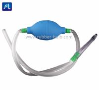 China Medical Rubber Anal Cleaner Enema Bulb Syringe Anal Douche Bulb for Enema and Vaginal Health, Orange for sale