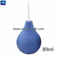 China Black Silicone Enema Bulb Kit 7.6oz Clean Anal Douche for Men Women with 19.7in Hose+4 Replaceable Nozzle (Black) for sale