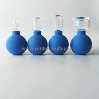 China 4 Pieces Glass Facial Cupping Set-Silicone Vacuum Suction Massage Cups Anti Cellulite Lymphatic Therapy Sets For Face for sale