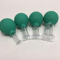 China 4pcs Glass Face Massage Chinese Medical Cupping Set for sale