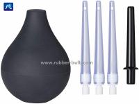 China Men Women 224ml Enema Bulb Kit With 4 Replaceable Nozzles for sale