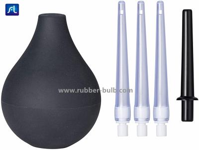 China Men Women 224ml Enema Bulb Kit With 4 Replaceable Nozzles for sale