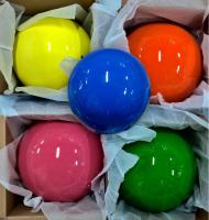 China 15cm 18cm Eco-Friendly Pvc Balance Ball Colorful custom logo Exercise Rhythmic Gymnastics Ball for sale