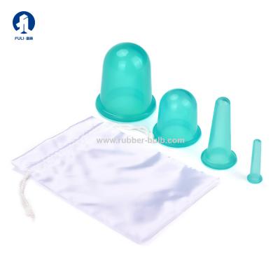 China Anti Cellulite Body Massage Silicone Cupping Therapy Set 6.8 5 3.6 1.5cm for sale